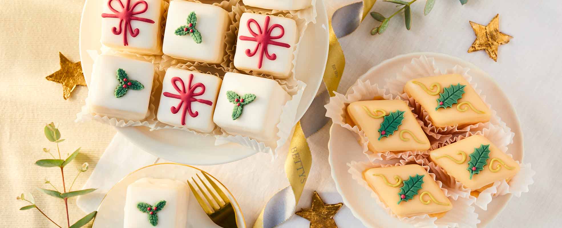 Christmas Fancies | Fondant Fancies | Bettys Online