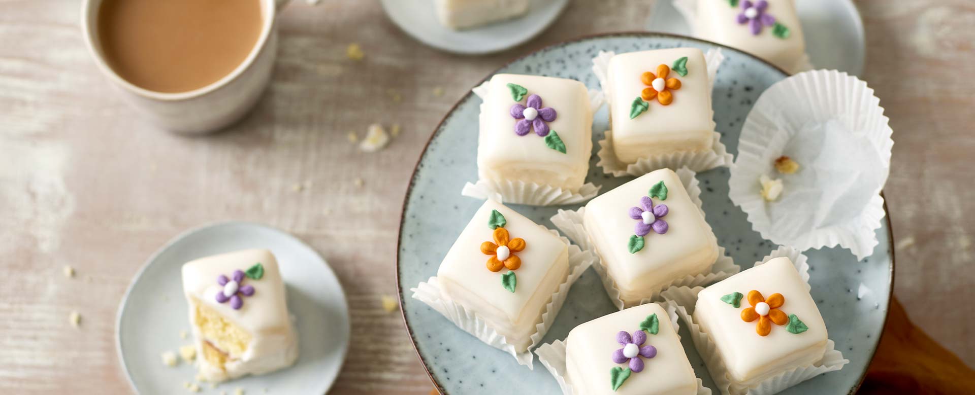 Exquisite Fondant Fancies, Handcrafted From Bettys