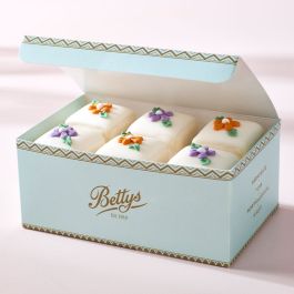 Autumn Fondant Fancies (Box of 6), Fondant Fanices Online
