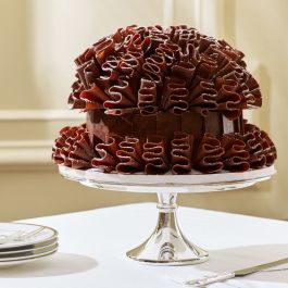 Chocolate Ruffle Party Cake