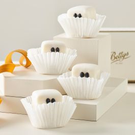 Ghost Fondant Fancies (Box of 4), Bettys Halloween Treats