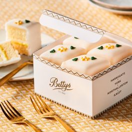 Lemon Fondant Fancies (Box of 4)