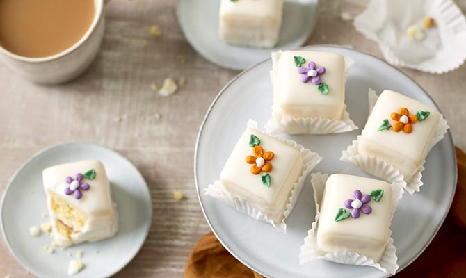 Exquisite Fondant Fancies, Handcrafted From Bettys